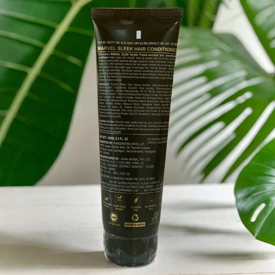 MARVEL SLEEK - Hair Conditioner - MANARIKA - Health Care & Wellness ...